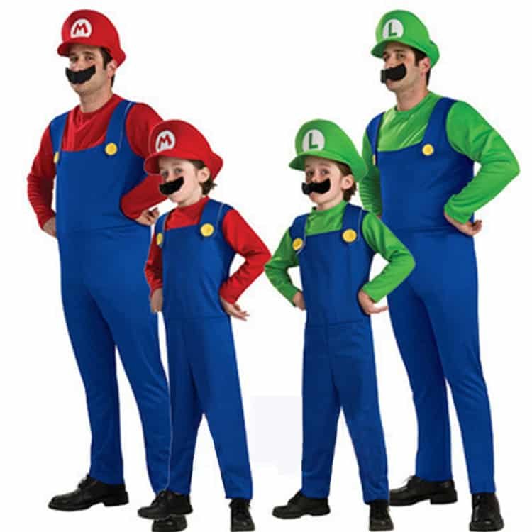 Wholesale super mario bros cosplay costume party suit - Festivalclothing